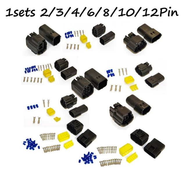 WIRING MULTI CONNECTOR Econoseal AMP 2/3/4/6/8/10/12 Pin Automobil 1 ...