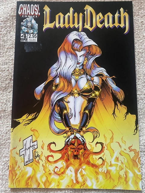 LADY DEATH - THE CRUCIBLE #4 Chaos Comics 1997 VF £3.75 - PicClick UK