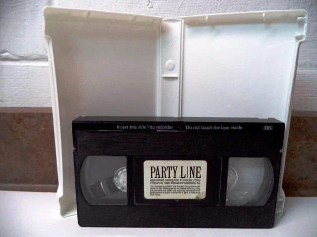 PARTY LINE (VHS 1988) Richard Hatch, Shawn Weatherly, Greta Blackburn ...