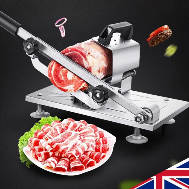 FROZEN MEAT CUTTING Machine Table Slicer Stainless Steel Kitchen ...