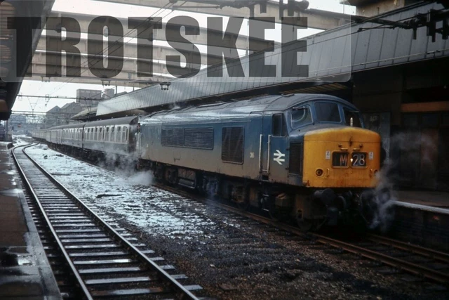 35MM SLIDE BR British Railways Diesel Loco Class 45 D36 Sheffield Vic ...