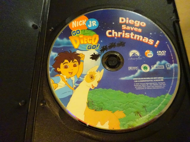 AUTHENTIC NICK JR Go Diego Go - "Diego Saves Christmas" - DVD Disc ONLY ...