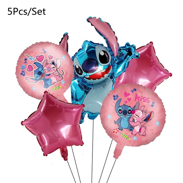 PINK LILO AND Stitch Birthday Party Decor Party Supplies Kids Girls ...