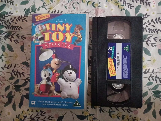 TINY TOY STORIES VHS Video Disney pixar Plus 5 Short Stories EXCELLENT ...