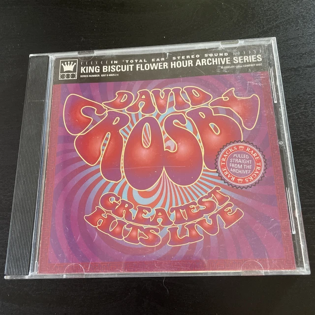 DAVID CROSBY-GREATEST HITS LIVE-CD-(ROCK) Rare Cd Classic Rock $22.88 ...