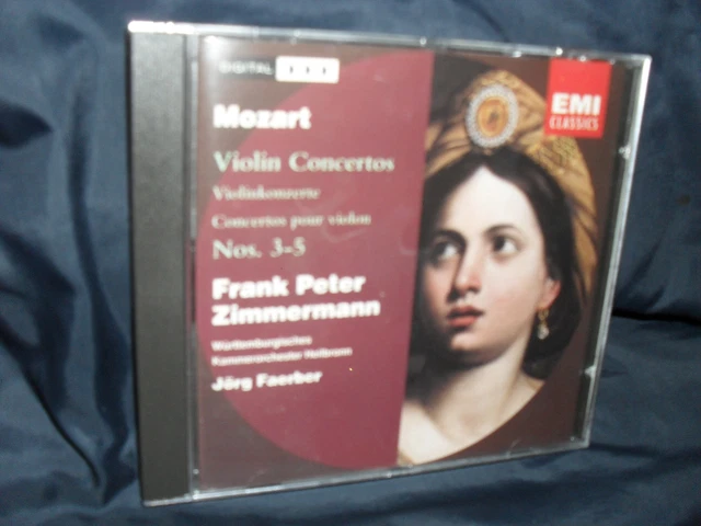 MOZART - VIOLIN Concertos Nos. 3-5 -Zimmermann / Faerber EUR 8,00 - PicClick DE