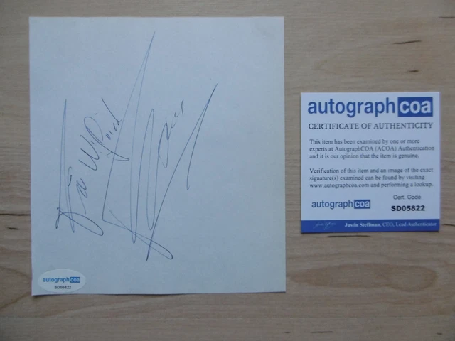 FALCO ORIGINAL AUTOGRAMM signed 14x15 cm Albumblatt ACOA EUR 249,99 ...