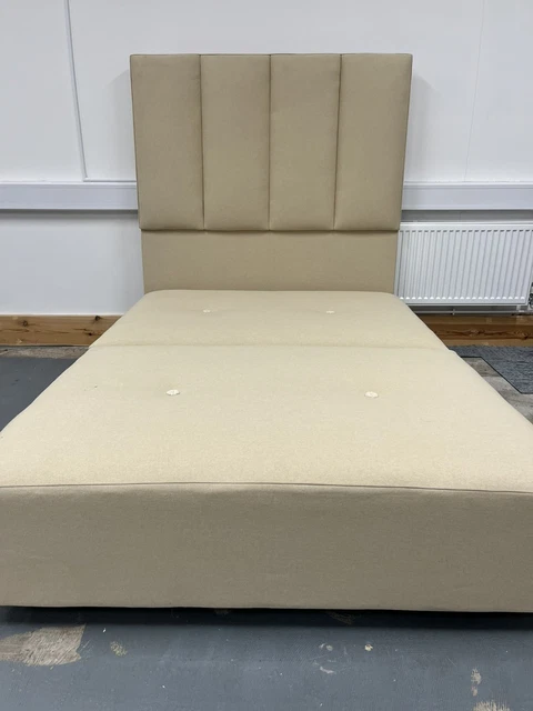 EX-DISPLAY DOUBLE ENCHANTED Beds Divan Bedstead Beige £25.52 - PicClick UK