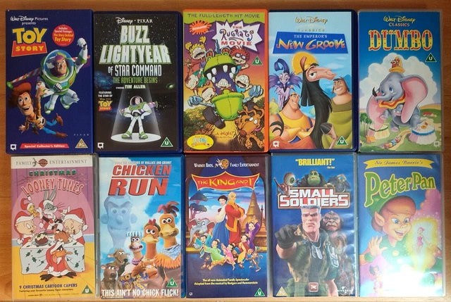 WALT DISNEY PIXAR VHS Bundle Job Lot Toy Story Rugrats Animated Cartoon ...