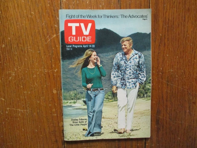 APR. 17-1973 TV Guide Mag(SHELLEY FABARES/LITTLE PEOPLE/REX HARRISON ...