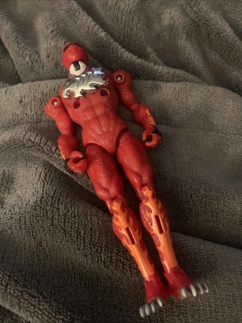 POWER RANGERS JUNGLE Fury Animalized Red Tiger Ranger Bandai Action ...