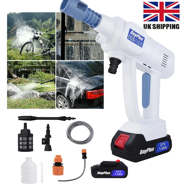 PRESSURE WASHER &2 Battery Portable Cordless Electric Jet Washer ...
