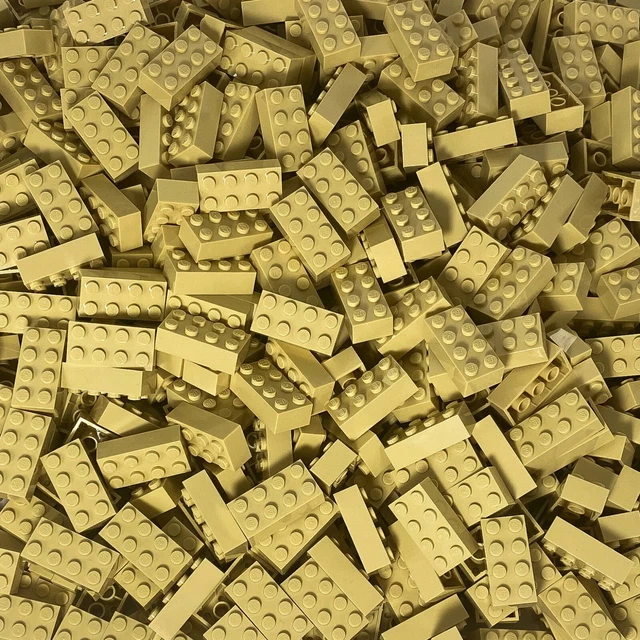 LEGO® 2X4 STEINE Beige / verschiedene Mengen / Tan bricks 3001 EUR 93 ...