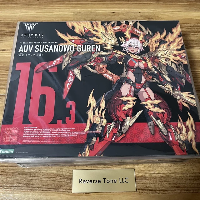 DISPOSITIVO KOTOBUKIYA MEGAMI AUV Susanowo Guren 1/1 modelo de plástico ...