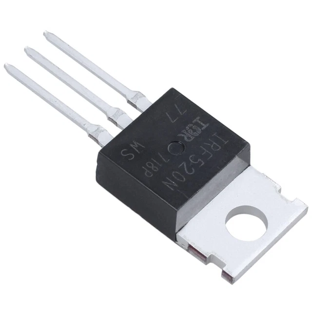 3X(100V 9,7A TRANSISTOR a MOSFET IR Pousse Puissance N-Channel IRF520 ...