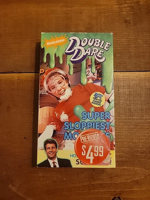 DOUBLE DARE SUPER Sloppiest Moments VHS Tape Nickelodeon Marc Summers ...
