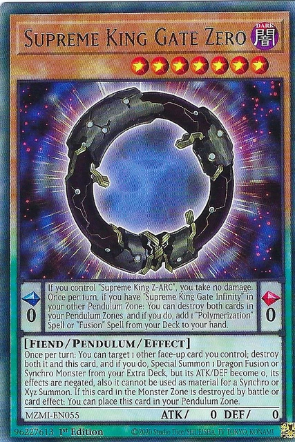 SUPREME KING GATE Zero x3 MZMI-EN055 Rare Yugioh EUR 0,72 - PicClick FR