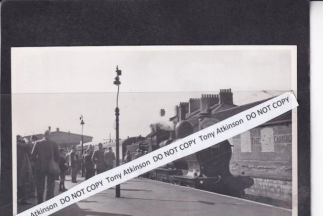 MERTHYR RAILWAY STATION - Gwr No.9017 - Photo Print In Sleeve - # 4815 ...