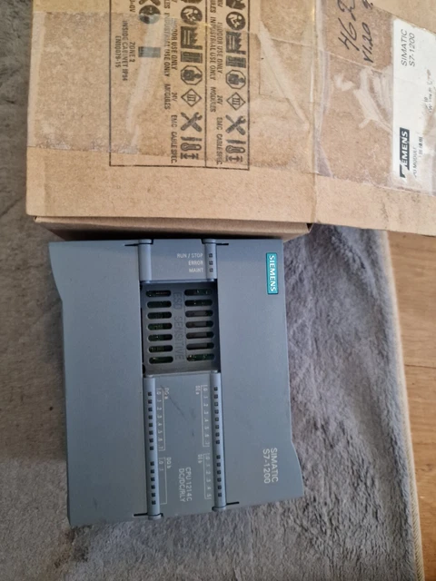 SIEMENS SIMATIC S7-1200 CPU 1214C DC/DC/RLY 6ES7 214-1HG31-0XB0 NEU EUR 366,91 - PicClick DE