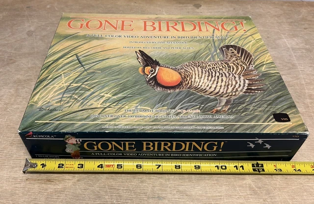 VINTAGE 1988 GONE BIRDING Bird Identification VCR VHS Family Board Game ...
