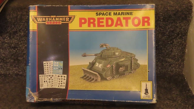 1996 WARHAMMER 40K Space Marine Predator Tank NIB New OOP 2nd Edition ...
