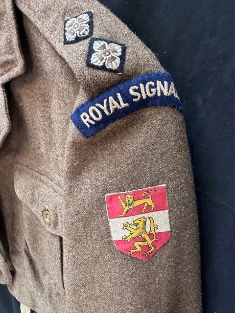 GENUINE BRITISH ARMY Battledress Jacket - Royal Signals - Size 37 ...