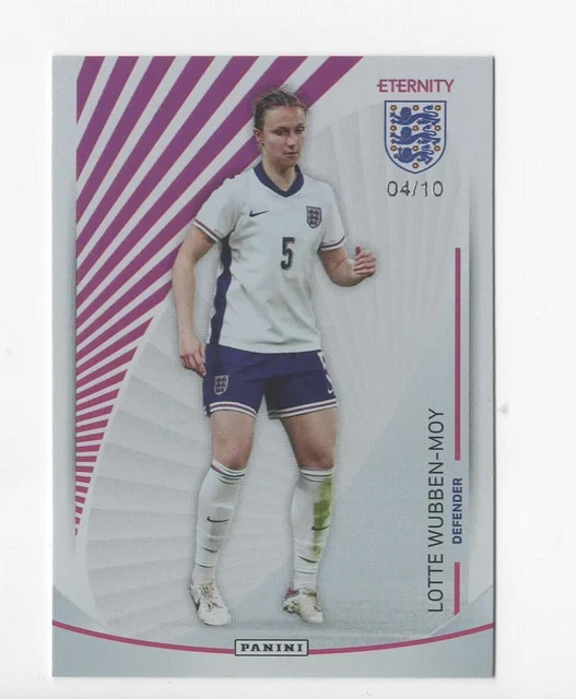 PANINI ETERNITY LIONESSES 2025 Lotte Wubben-Moy England Base Red Rare ...