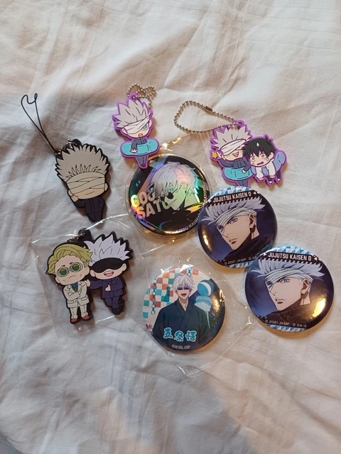 JUJUTSU KAISEN GOJO Satoru Merch, Buttons, Keychains EUR 25,00 ...