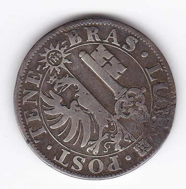 1839 SWITZERLAND SWISS Cantons GENEVA 10 Centimes SILVER coin - rare ...