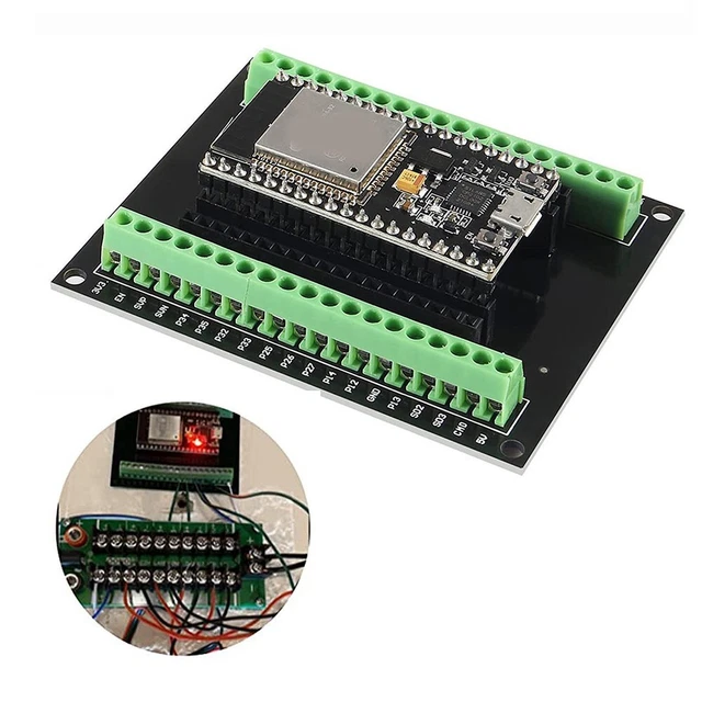 CARTE DE DÉVELOPPEMENT ESP32 Breakout ESP32 carte d'extension 2,4 GHz 7 ... CARTE DE DÉVELOPPEMENT ESP32 Breakout ESP32 carte d'extension 2,4 GHz 7 ...