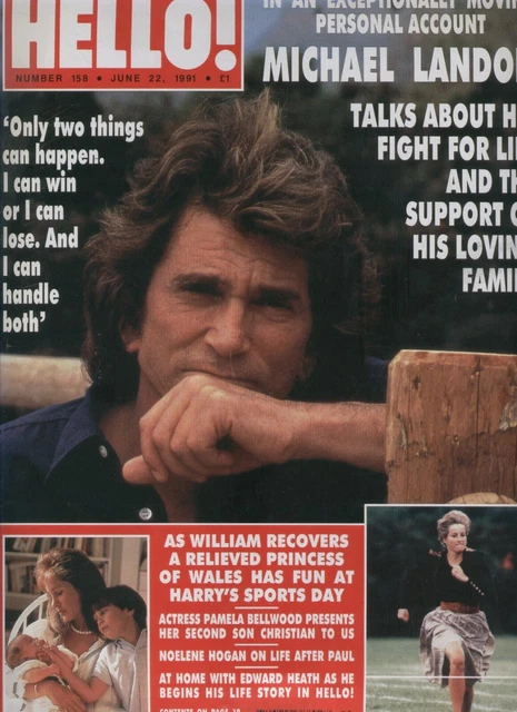 HELLO #158 LANDON Seles Rhodes Previn Bellwood Welch Connery Taylor ...