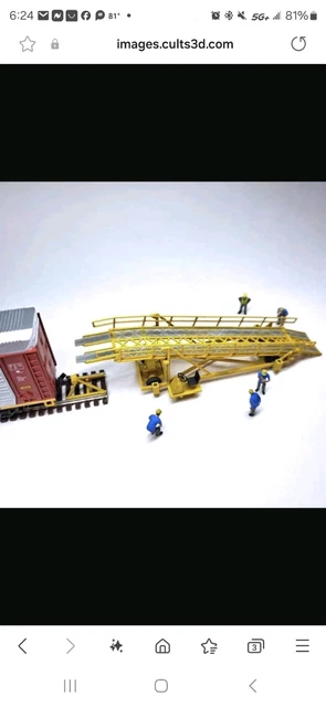 N SCALE AUTORACK Loading Ramp Undecorated Kit 3d Printed $11.89 - PicClick