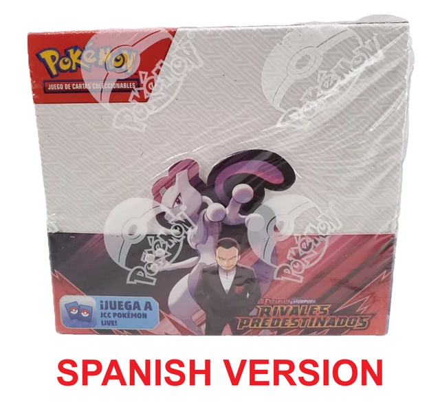 POKEMON TCG SPANISH Scarlet and Violet Destined Rivals Booster Box 36 ...