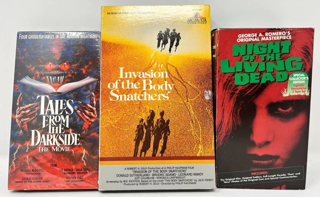 VINTAGE LOT OF 3 Cult Horror VHS Movies All Tested/Working Titles in ...