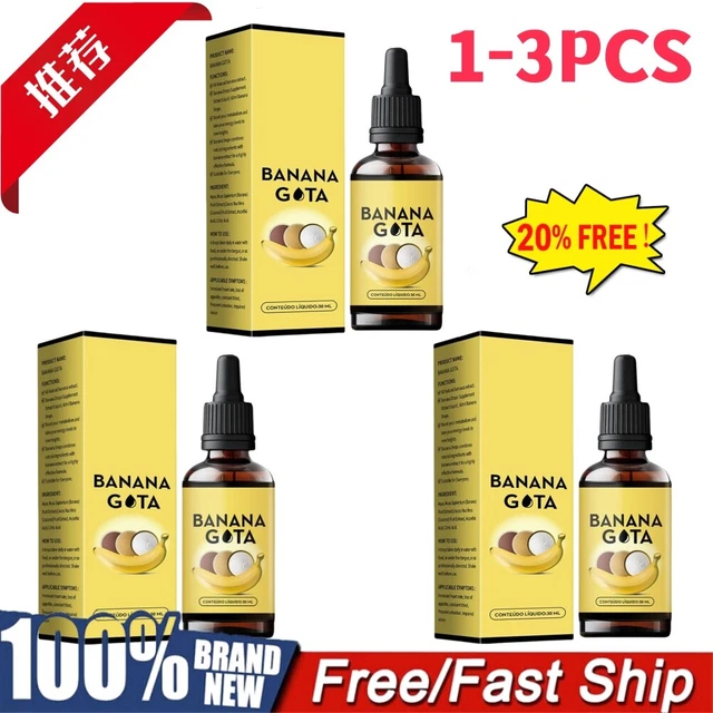 1-3PCS BANANA DROPS Supplement Extract Liquid Burn Drops for Men&Women1 ...