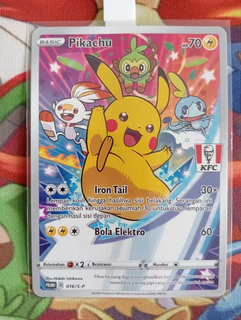 POKEMON CARD PIKACHU Promo Stamp KFC 016/S-P $56.23 - PicClick CA