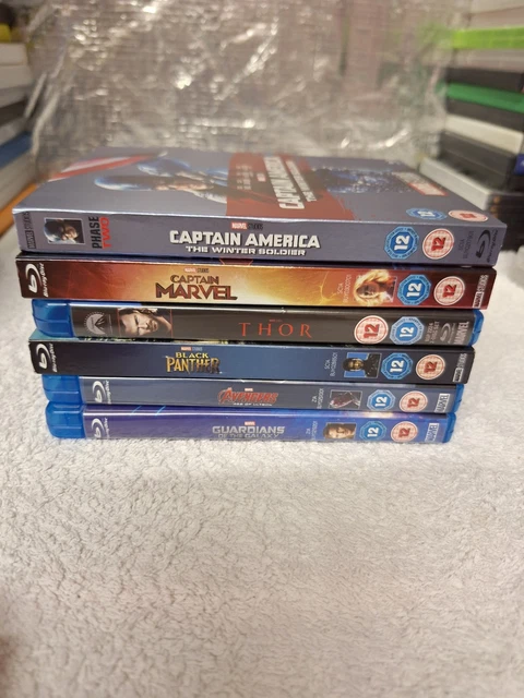 MARVEL BLU-RAY BUNDLE x 6 £8.99 - PicClick UK
