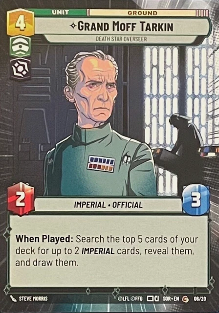 GRAND MOFF TARKIN - Promo - Star Wars Unlimited Spark Of Rebellion EUR ...