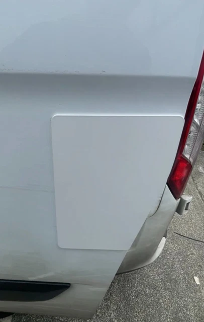 FORD TRANSIT CUSTOM NS Side Door Repair Plate Shield White, Black Or ...
