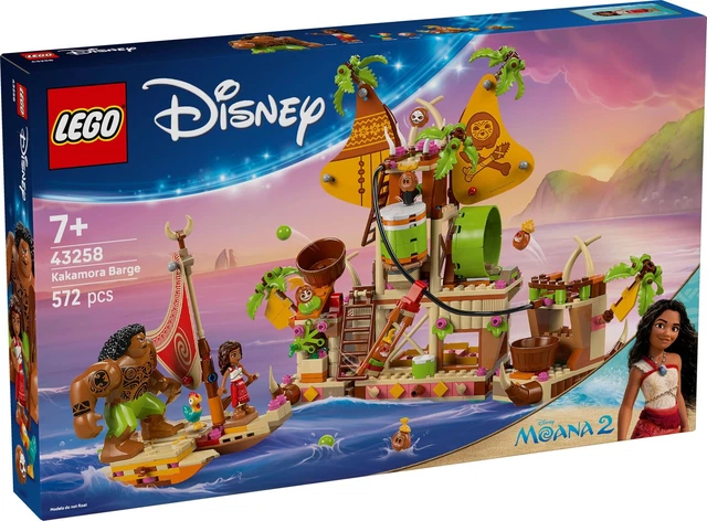 LEGO ǀ DISNEY Moana 2 Kakamora Barge, Toy Building Set, Boat with ...