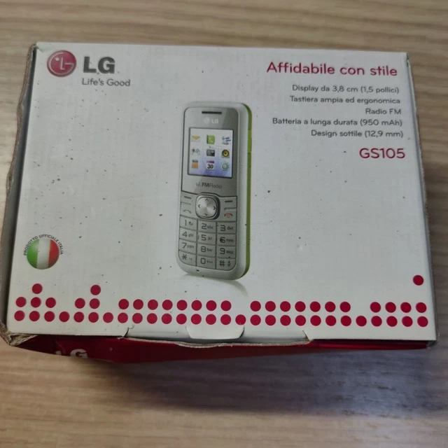 TÉLÉPHONE PORTABLE LG GS105 exposé en vitrine, pratiquement neuf EUR 39,99 - PicClick FR