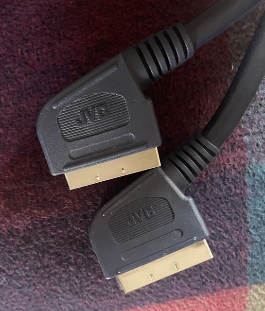 SCART LEAD CABLE 20 Pin Scart Video TV VCR DVD 1.5m Extension £4.75 ...