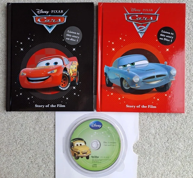 DISNEY PIXAR CARS / Cars 2 book bundle x 2 Story of the film & read ...