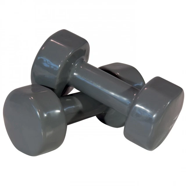 PAIRE DE HALTÈRES En Vinyle De 5Kg Chacun Haltères Poids Gym Fitness ...