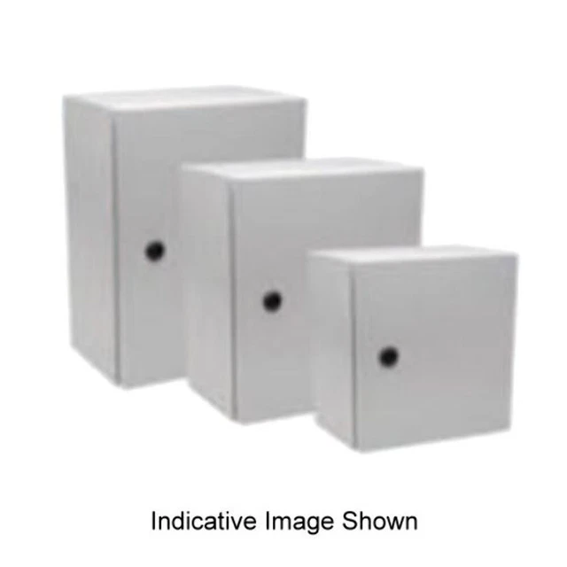 NHP ENCLOSURE SINGLE Door Light Grey IP66 Powder Coated Mild Steel 400 ...