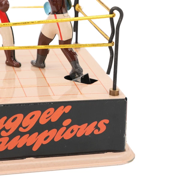 CLOCKWORK BOXING TOY Nostalgic Theme Boxing Ring Tin Toy Decorative ...