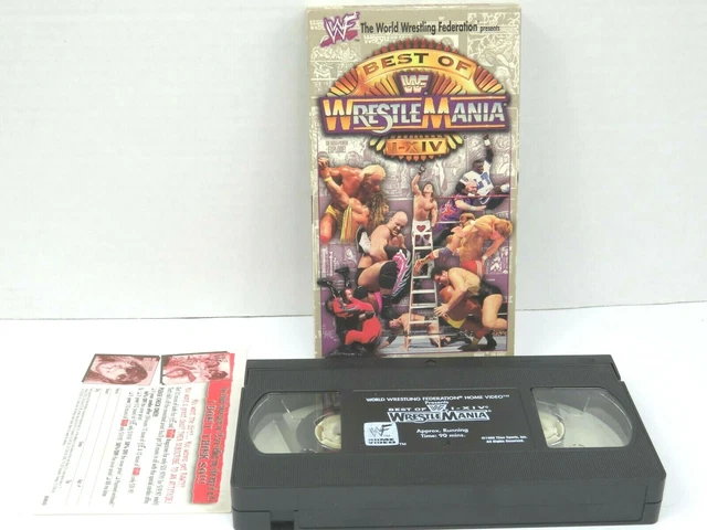 WWF BEST OF Wrestlemania I-XIV VHS Band World Wrestling Federation EUR ... WWF BEST OF Wrestlemania I-XIV VHS Band World Wrestling Federation EUR ...
