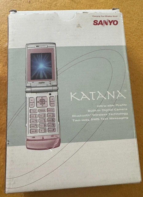 SANYO KATANA PINK FLIP PHONE, PLS-6600 Brand New EUR 43,41 - PicClick DE