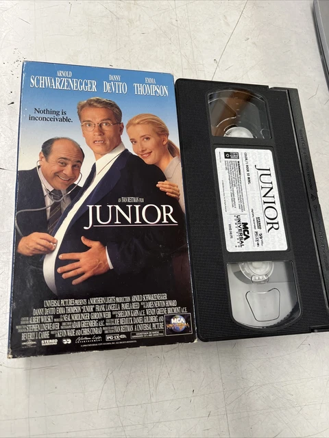 JUNIOR VHS ARNOLD Schwarzengger, Danny DeVito, Emma Thompson Pregnant ...