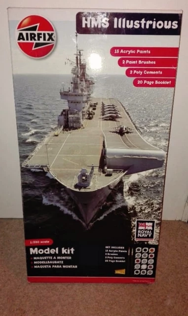 AIRFIX MODEL KIT of HMS Invincible 1:350 Scale EUR 65,97 - PicClick FR